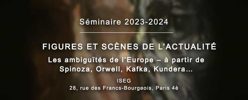 Séminaire : « Figures et scènes de l’actualité » - Schibboleth